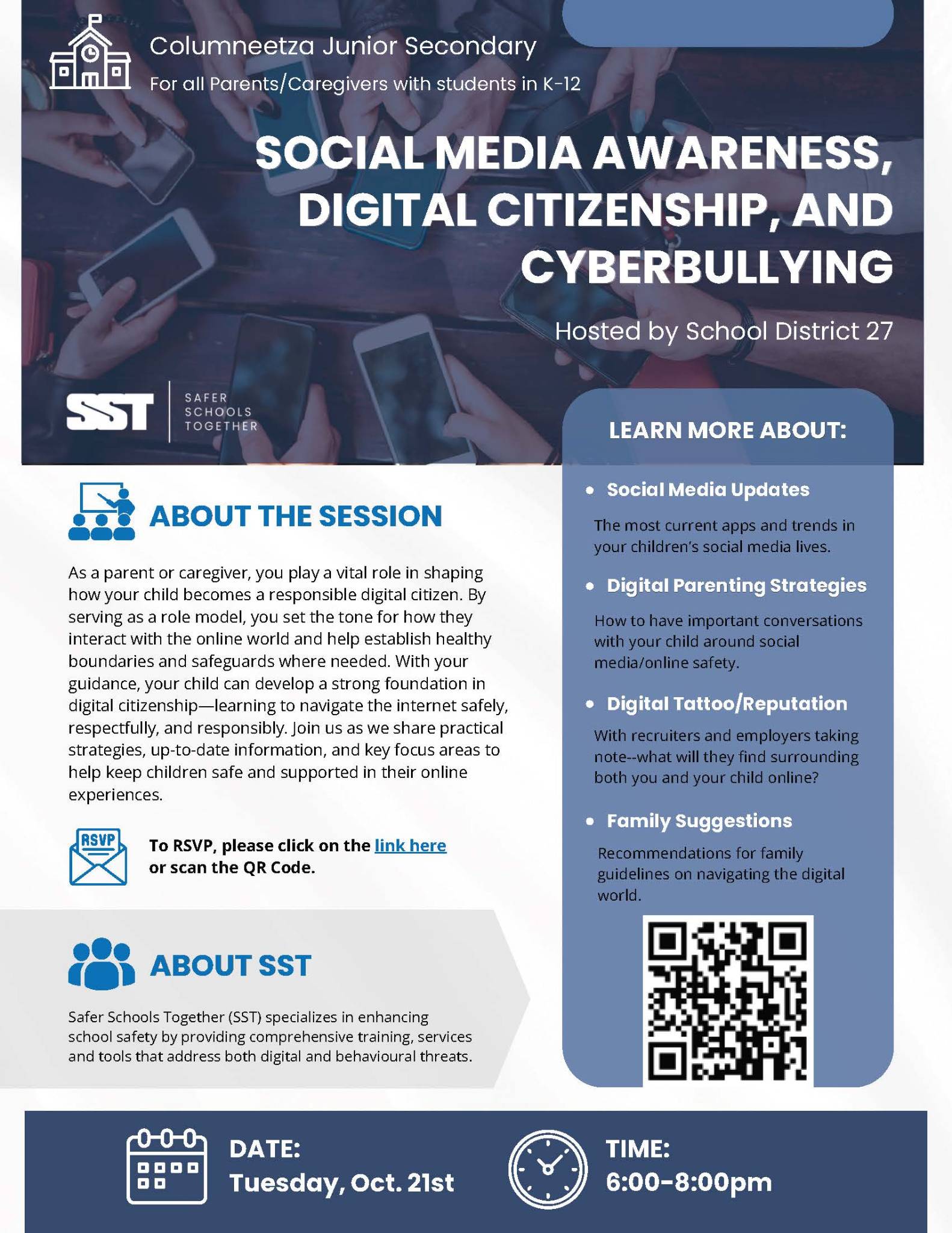 Williams Lake & Area Parent Session - Social Media Awareness, Digital ...